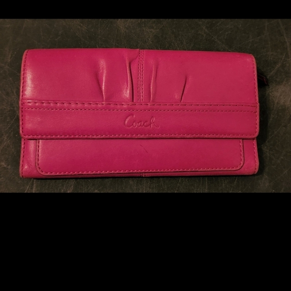 Coach | Bags | Coach Pink Wallet | Poshmark